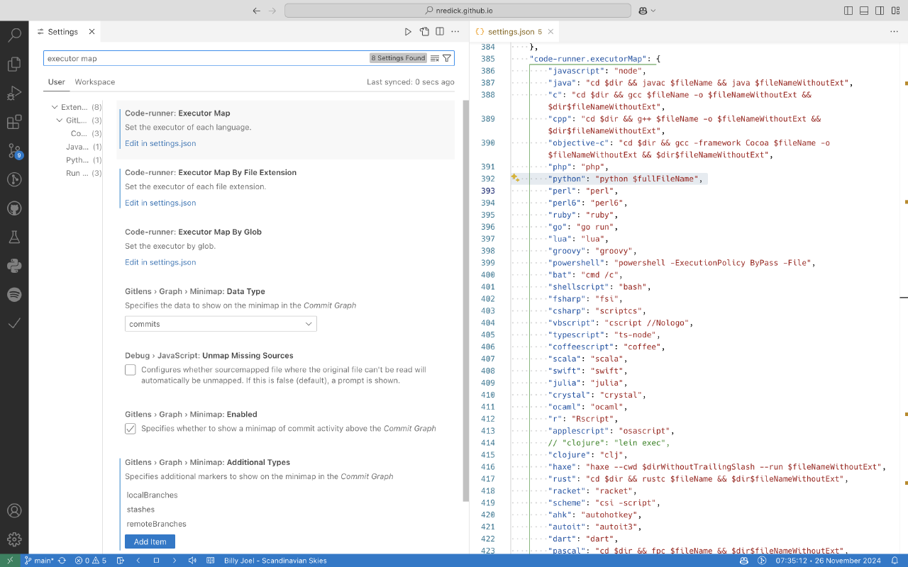 Setting up VSCode and Python for MacOS · N. Redick